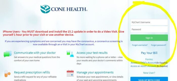 Mychart Cone Health: Features, Benefits, Login Process & More Details